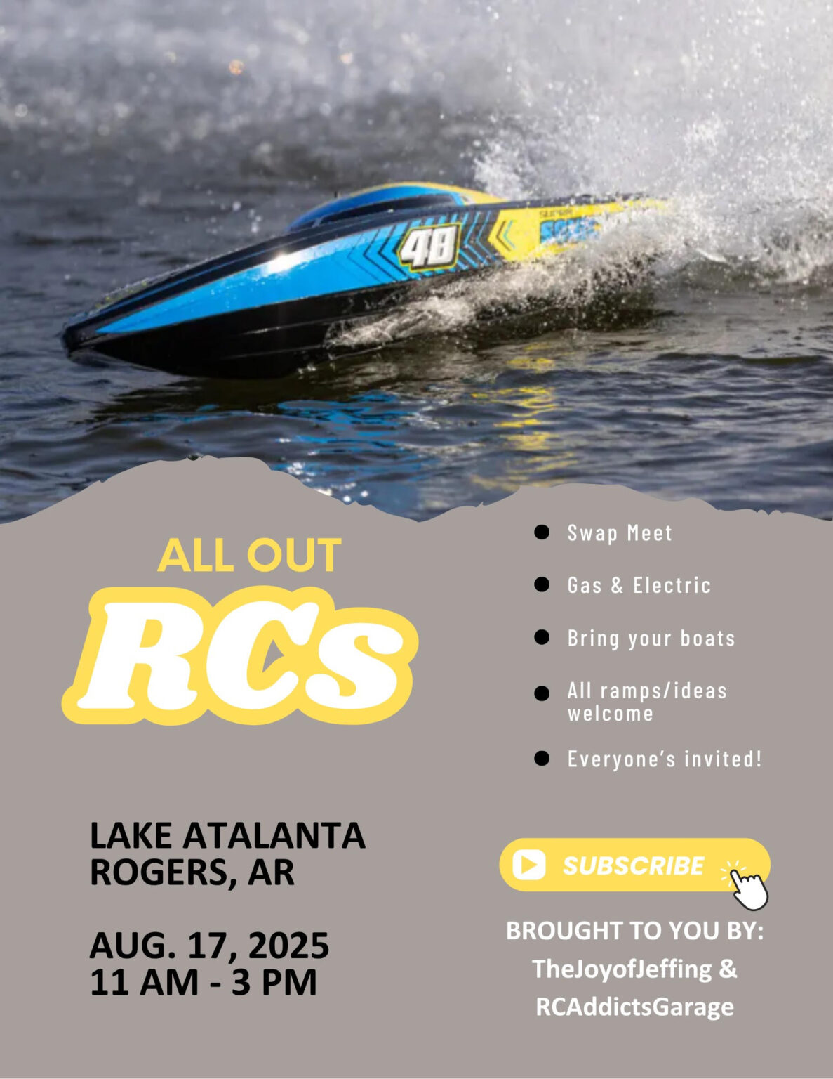 Land, Air, and Sea, RCs Take Over Lake Atalanta This Weekend